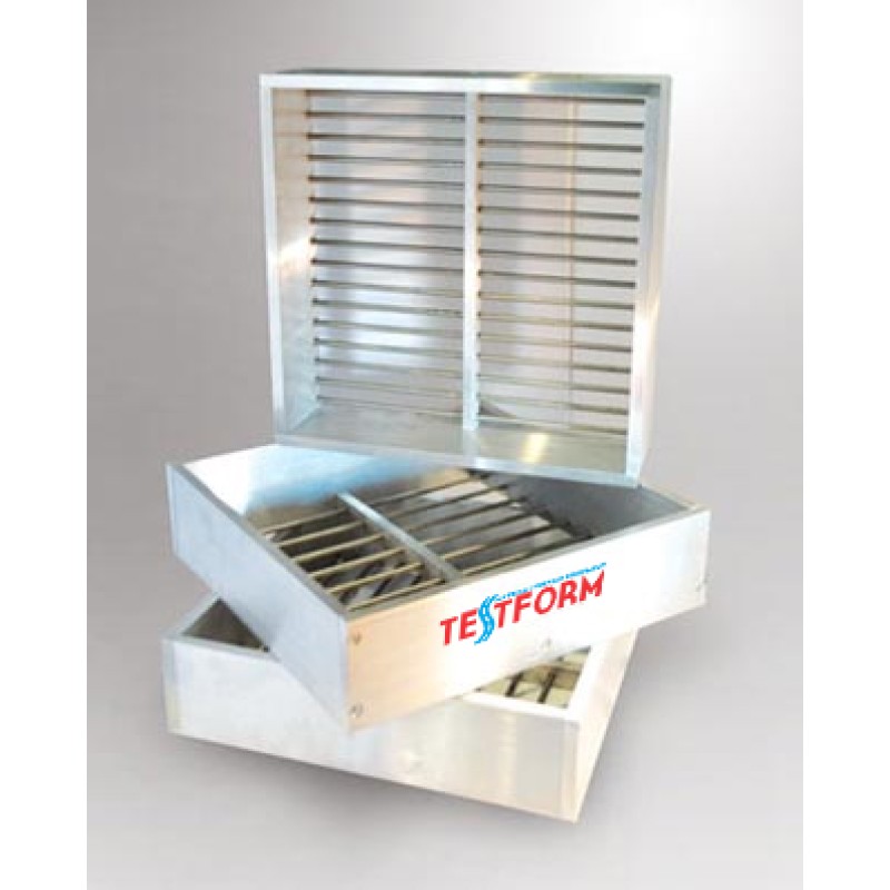 Set of 14 bar (grid) sieves, openings 2.5-50 mm